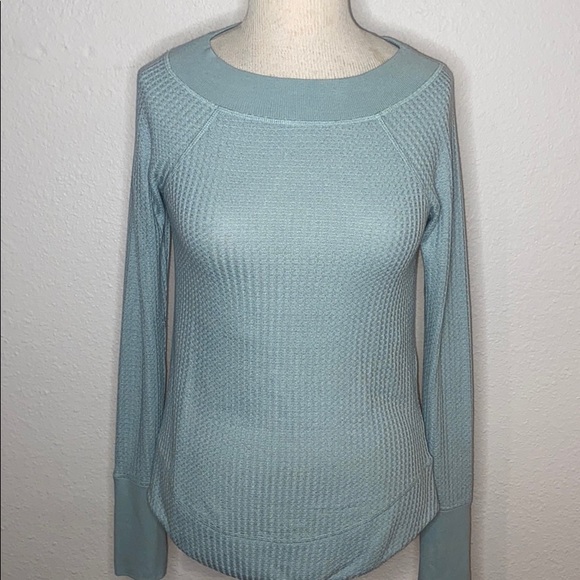 Prana | Tops | Prana Teal Color Long Sleeve Top | Poshmark